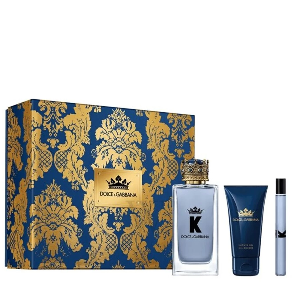 DOLCE&GABBANA K BY DOLCE MEN SET(EDT 100ML+EDT 10ML+SHOWER GEL 50ML)