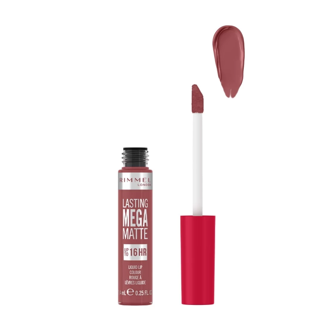 RIMMEL TEČNI RUŽ ZA USNE LASTING MEGA MATTE 210 ROSE&SHINE