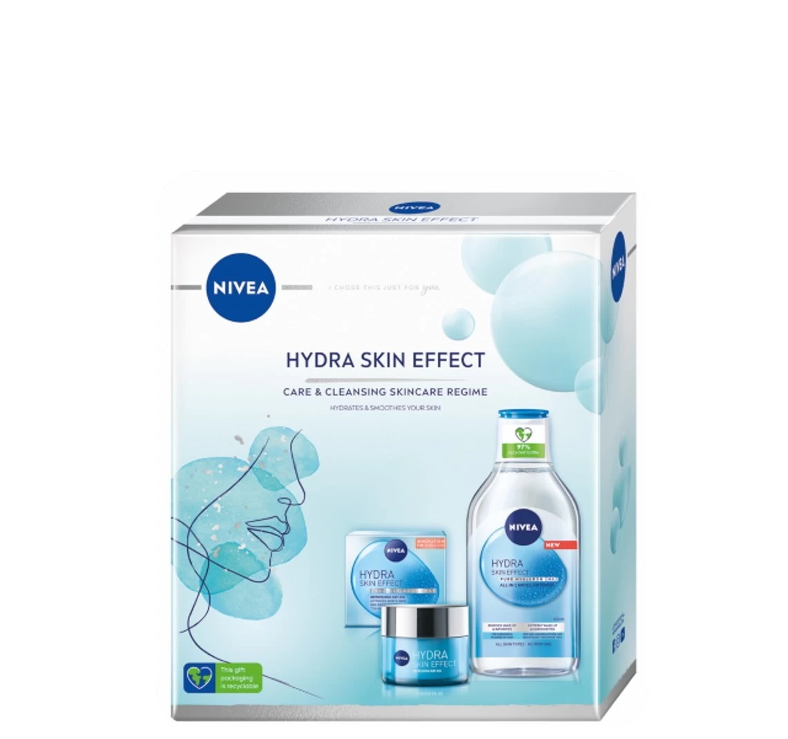 NIVEA SET W 60054607 HYDRA SKIN EFFECT (KREMA 50ML DNEVNA+MICELARNA VODA 400ML )