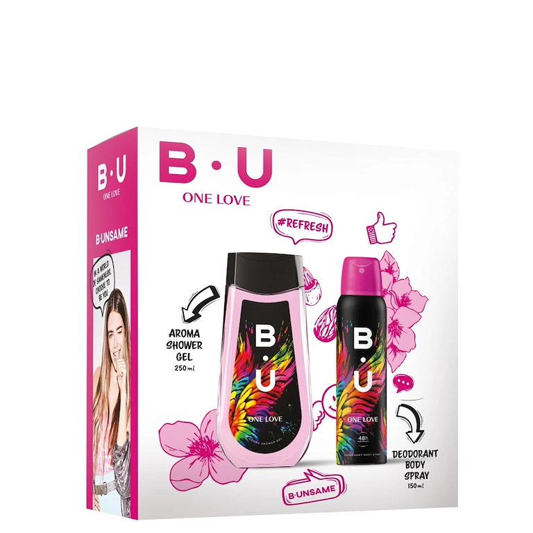 BU SET ONE LOVE(GEL ZA TUŠIRANJE 250ML+DEO 150ML)