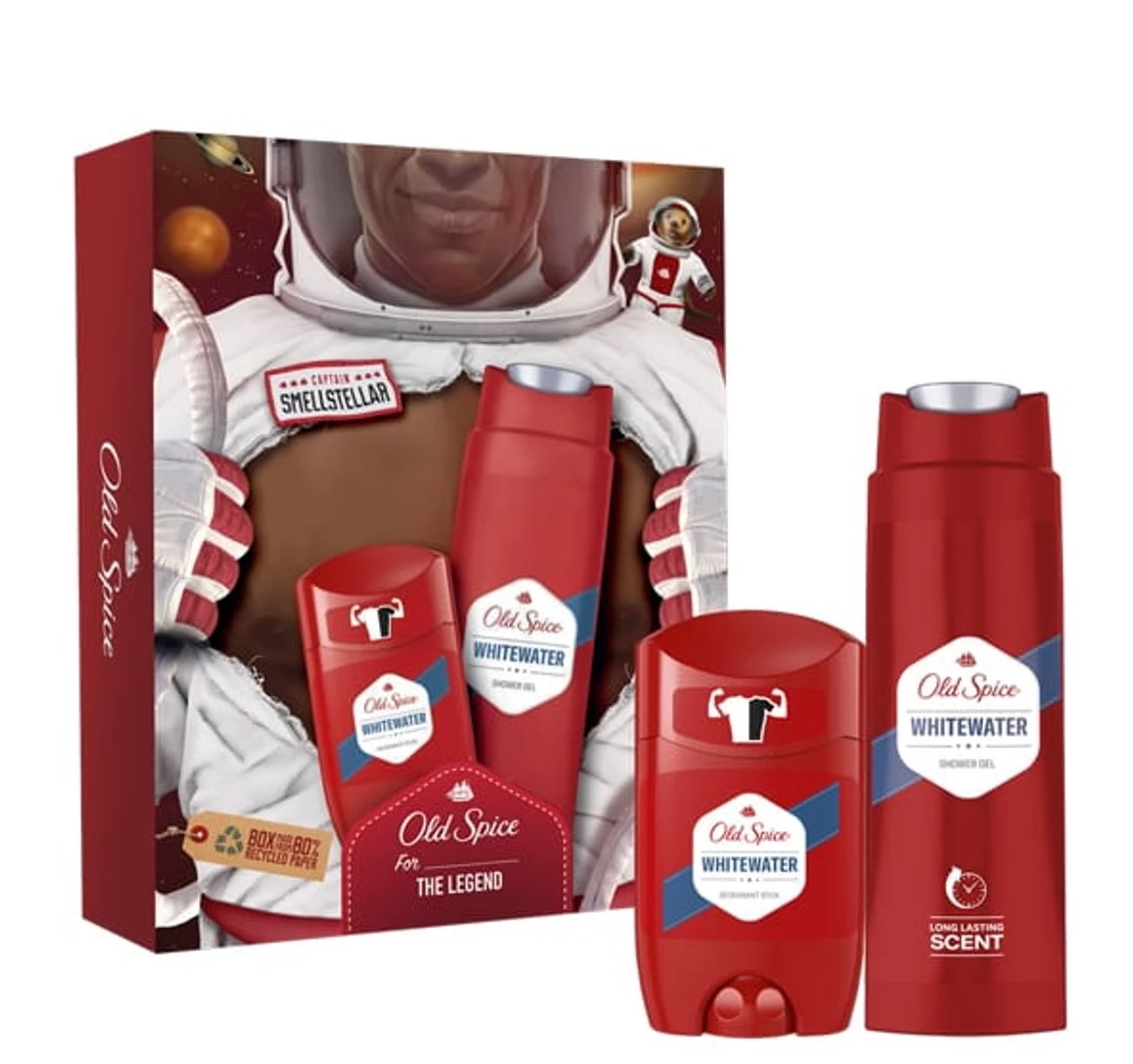 OLD SPICE SET WHITEWATER(GEL ZA TUŠIRANJE 250ML+STIK 50ML)