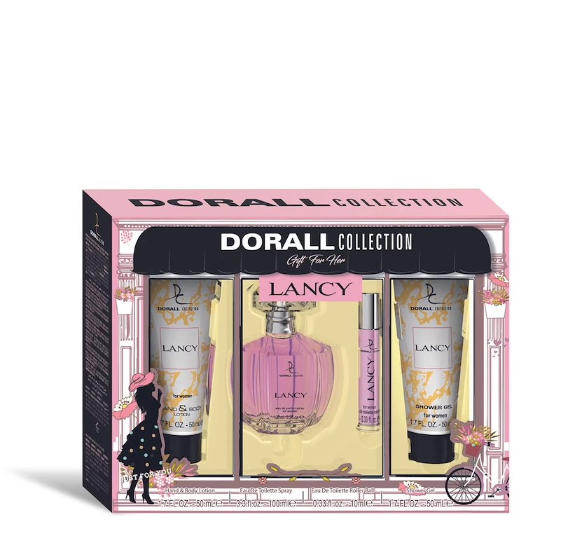 DORALL SET W. LANCY (EDT 100ML+ EDT ROLL 10ML+ LOSION 50ML+GEL ZA TUŠIRANJE 50ML)