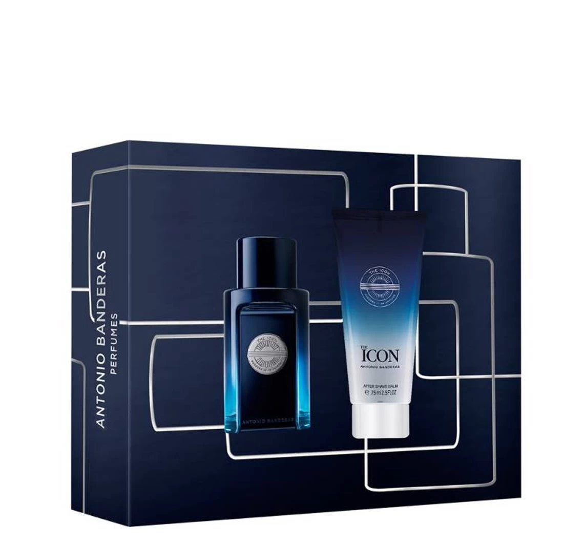 ANTONIO BANDERAS SET MEN THE ICON(TOALETNA VODA 50ML+AFTER SHAVE BALSAM 75ML)