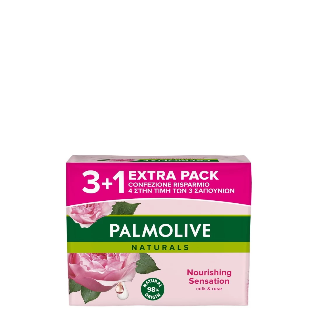 PALMOLIVE SAPUN 3+1 ROSE 90G