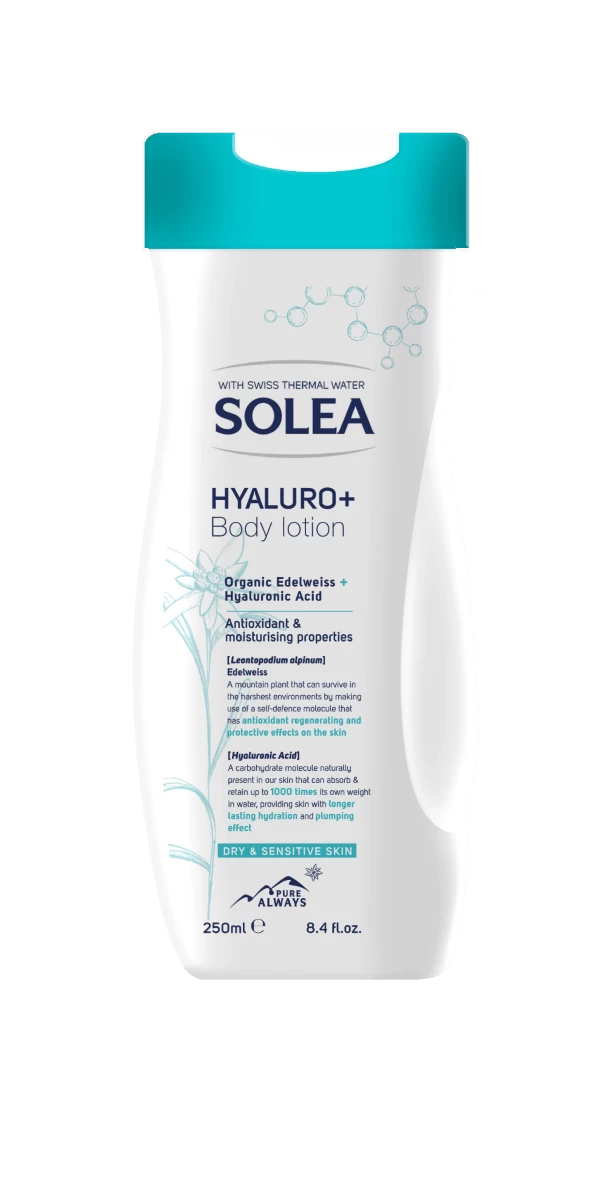 SOLEA LOSION ZA TELO 250ML HYALURO+