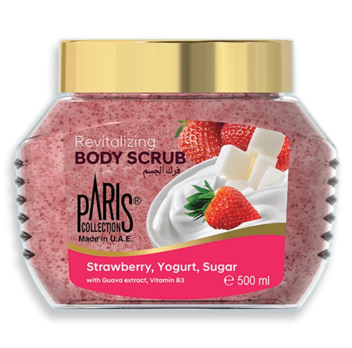 PARIS PILING ZA TELO 500ML STRAWBERRY,YOGURT,SUGAR