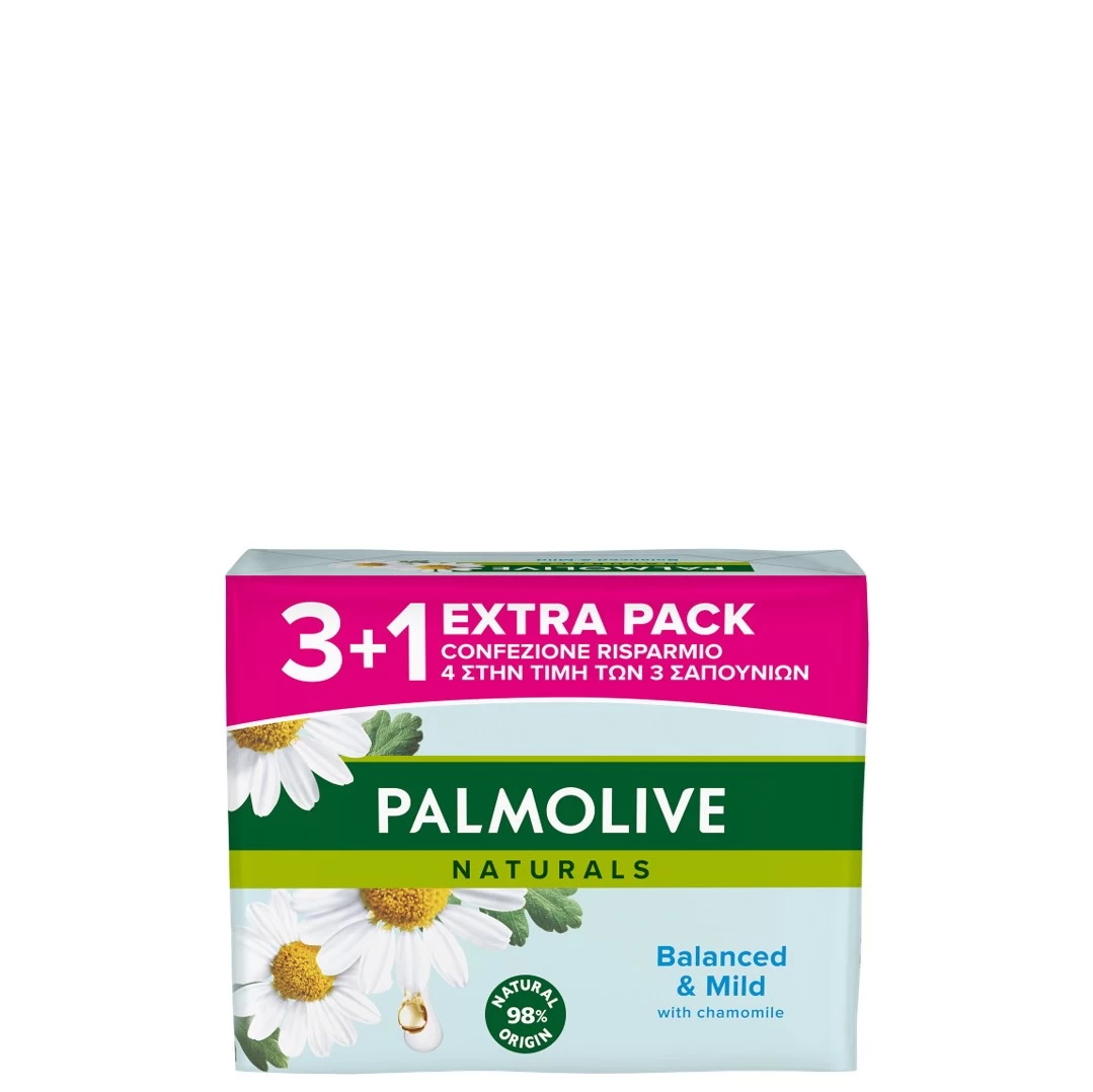 PALMOLIVE SAPUN 3+1 CAMOMILLE&VITAMIN E 90G