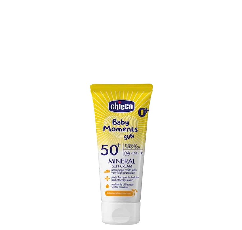 CHICCO BABY MOMENTS SUN KREMA MINERALNA 75ML SPF 50+