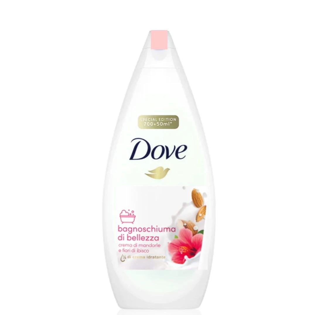 DOVE GEL 750ML ALMOND & HIBISKUS