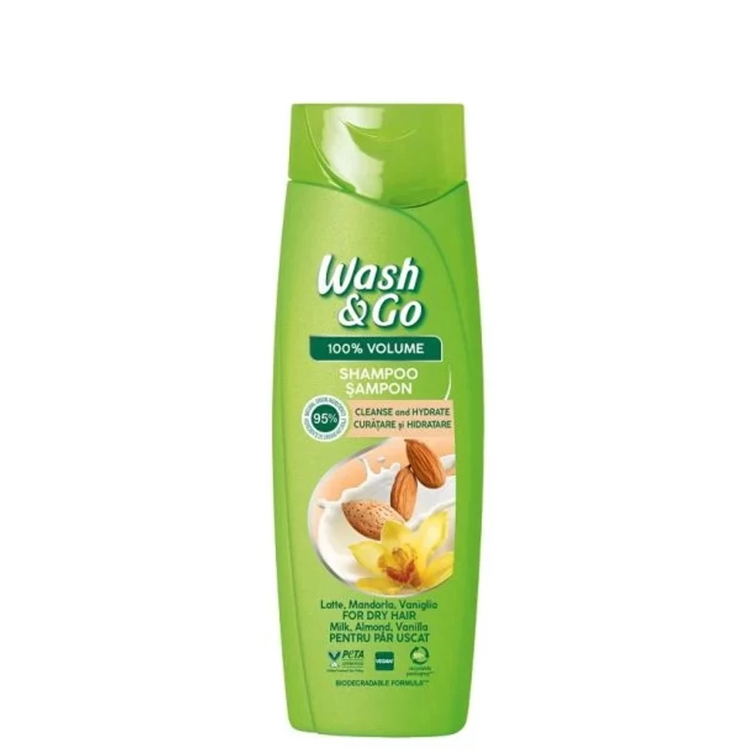 WASH&GO ŠAMPON 360ML VANILA