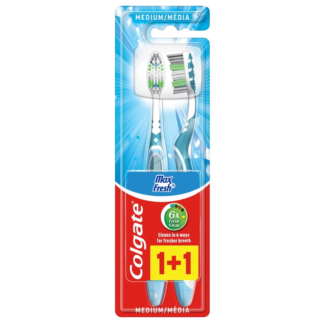 COLGATE ČETKICA 1+1 MAX FRESH MEDIUM