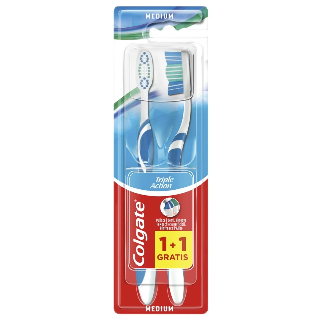 COLGATE ČETKICA 1+1 TRIPLE ACTION MEDIUM