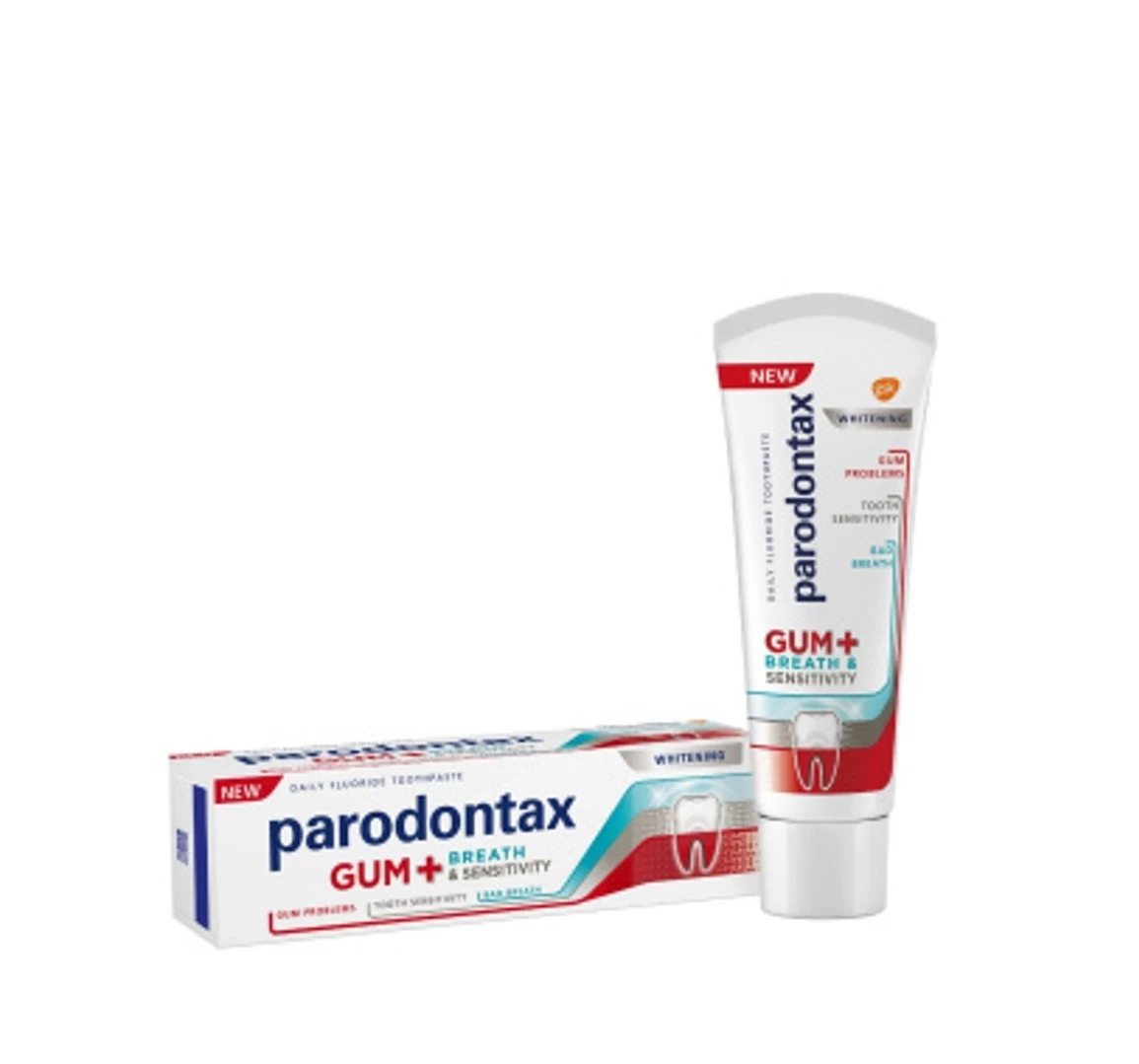 PARODONTAX PASTA 75ML GUM+BREATH&SENSITIVITY WHITENING