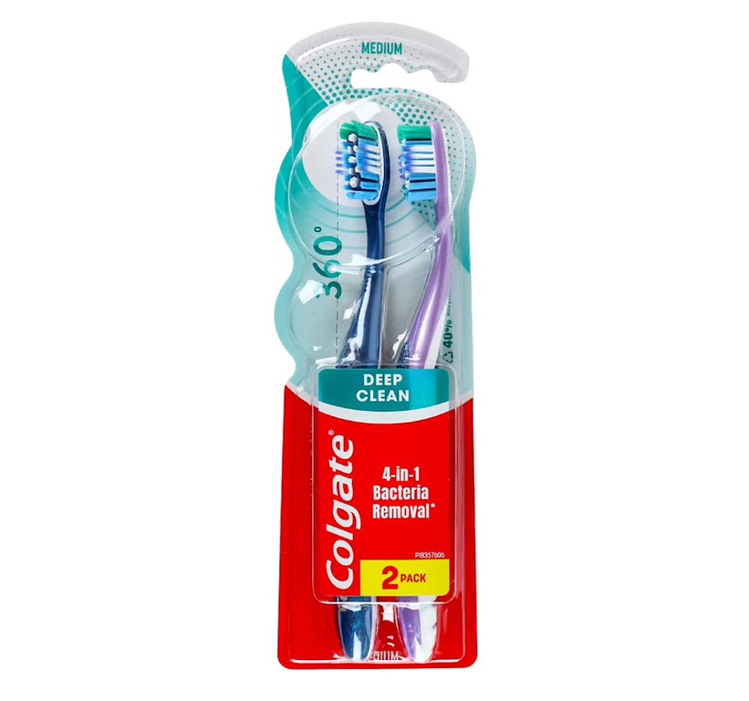 COLGATE ČETKICA 1+1 360 MEDIUM