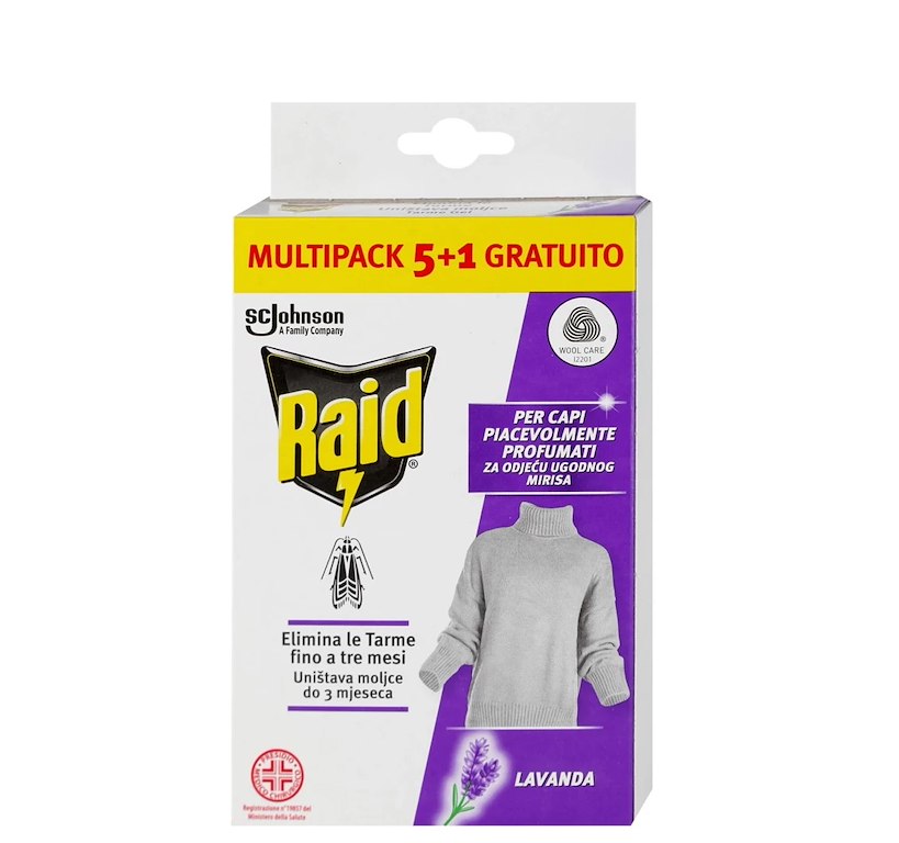 RAID MOLJCI GEL 5+1 LAVANDA