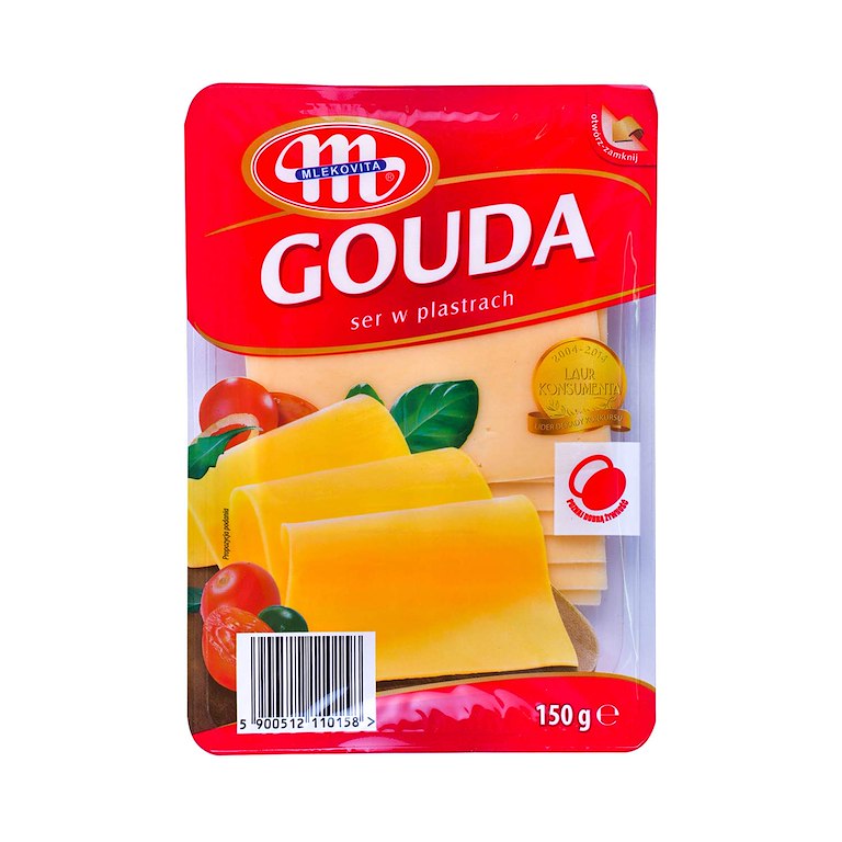 Sir gauda slajs 150g mlekovita