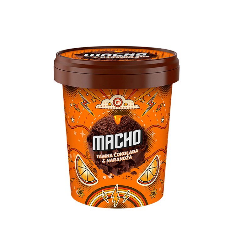 Sladoled macho choco orange 370ml