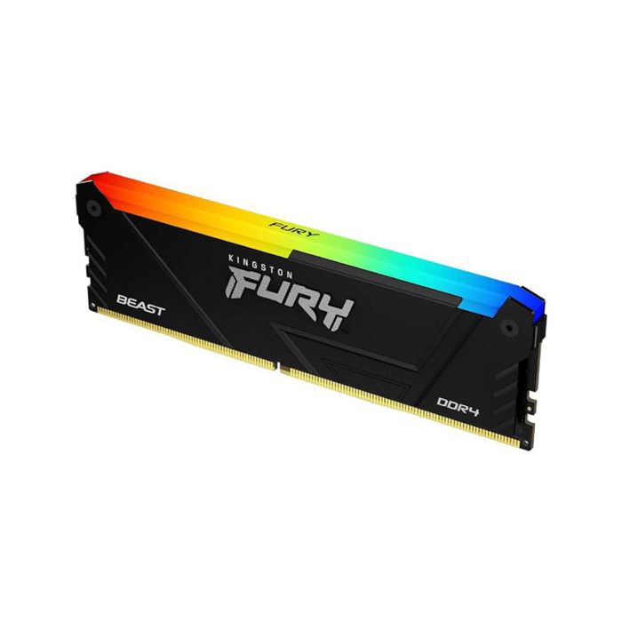 Ram memorija Kingston DIMM DDR4 16GB 3200MT/s KF432C16BB12A/16 FURY Beast RGB Black