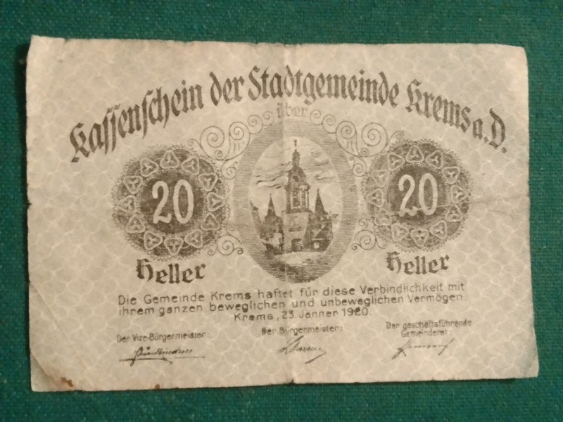 20 helera 1920 austrija