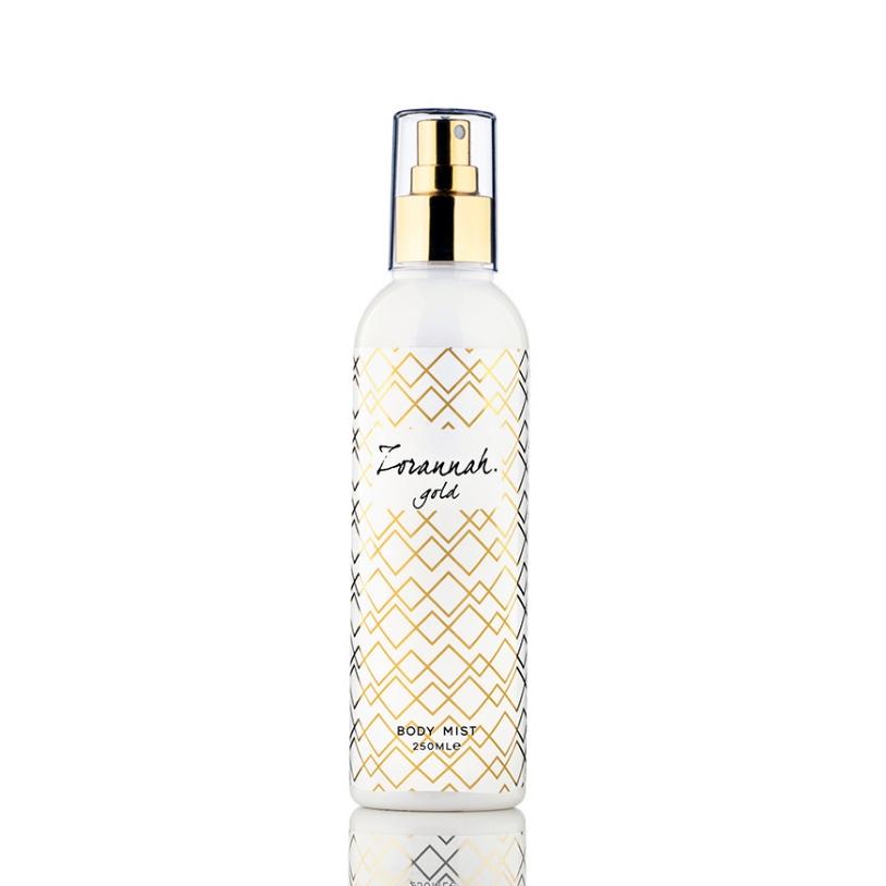 Zorannah Gold Body Mist, 250ml