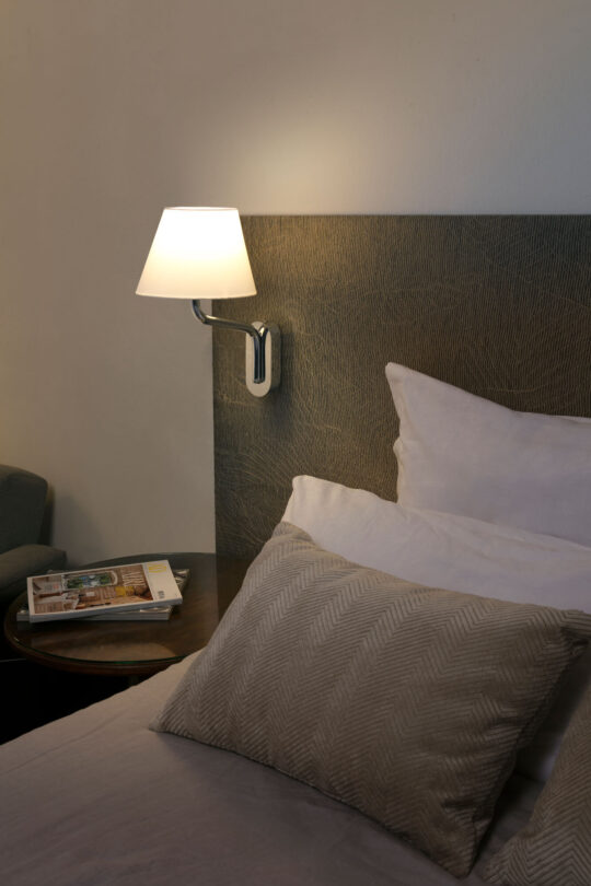 FARO ETERNA Hrom/bež zidna lampa – 24005-11