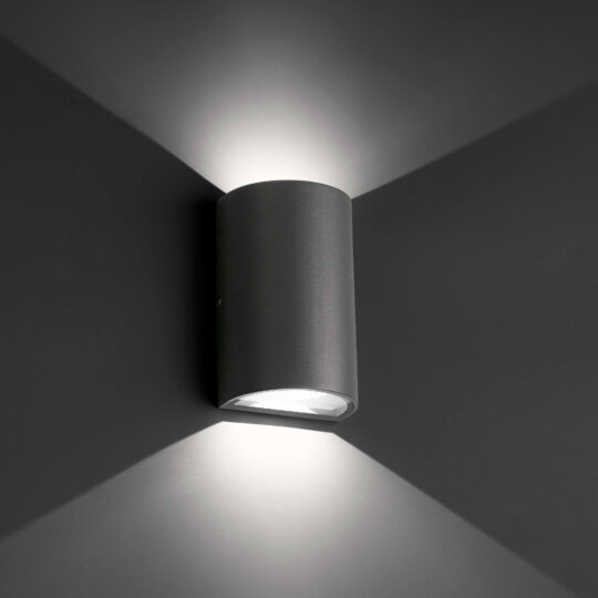 FARO LACE Tamno siva zidna lampa – 70811