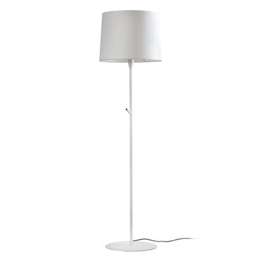 FARO CONGA Bela/bela podna lampa – 64312-07