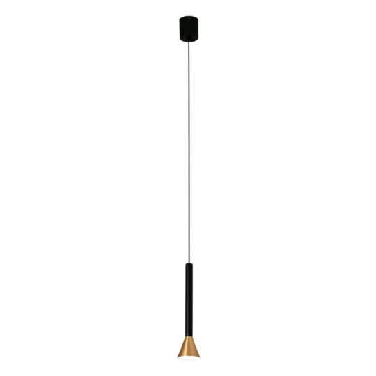 FARO DANKA Satenska zlatna privesna lampa – 64223