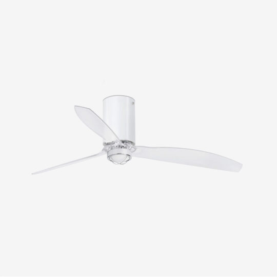 FARO TUBE MINI FAN M LED Sjajna bela/providna FAN M LED sa DC motorom – 32038-9