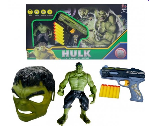 Hulk SET – Figura, maska i pistolj