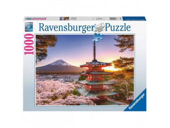 RAVENSBURGER Puzzle (slagalice) Planina Fudži i cvet višnje RA17090