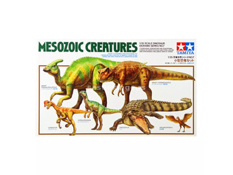 Model Kit Dinosaur - Mesozoic Creatures Set Diorama