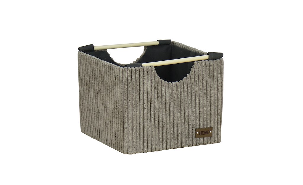 Ukrasna korpa Home 28x26x23cm taupe