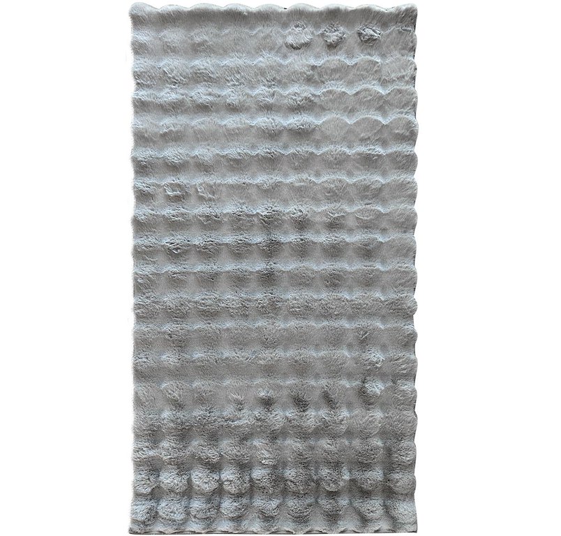 Tepih Shaggy Genk 140 x 200 cm svetlo sivi