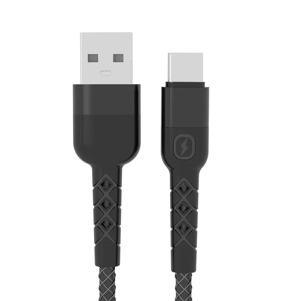 USB data kabal Moxom MX-CB126 3A Type C 1m crni