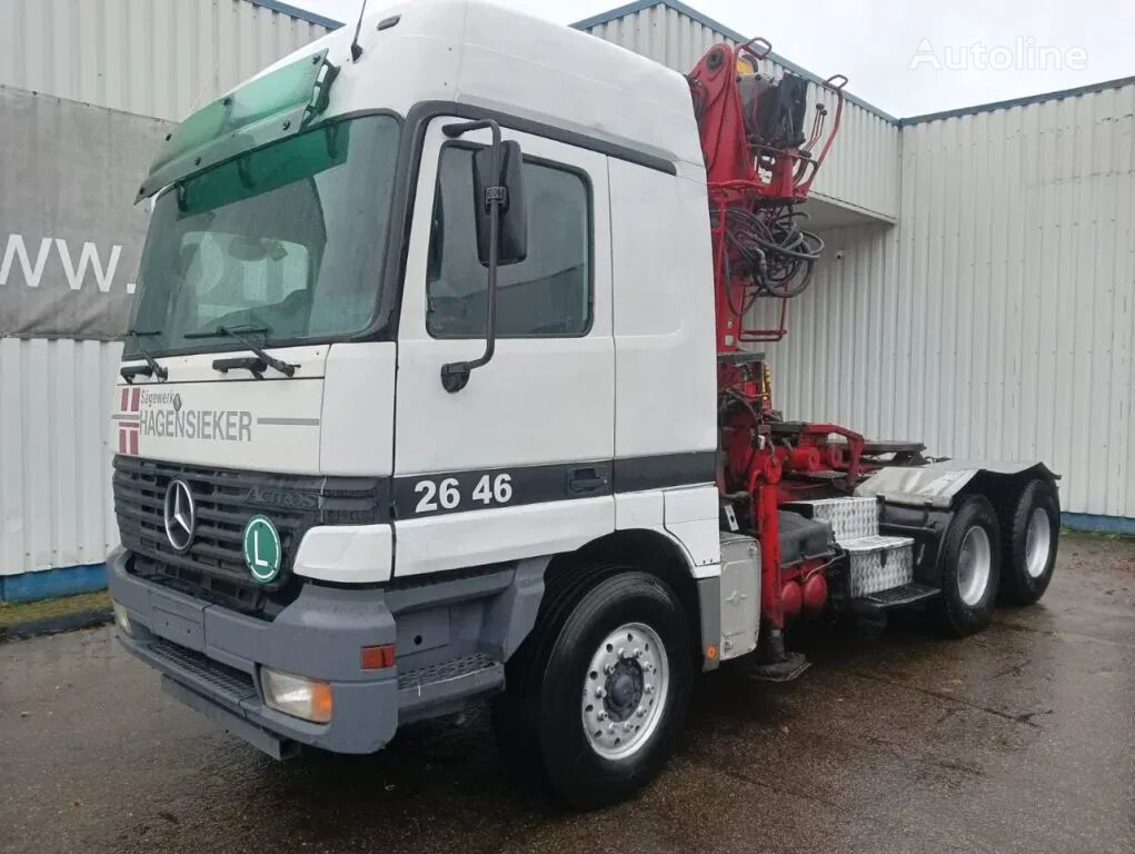 Mercedes-Benz Actros 2646 , 6x4 , V6 , EPS , 3 Pedal , Crane Loglift tegljač