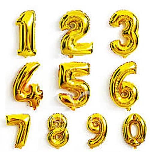 Helium brojevi u boji 100 cm_kom – šifra 54