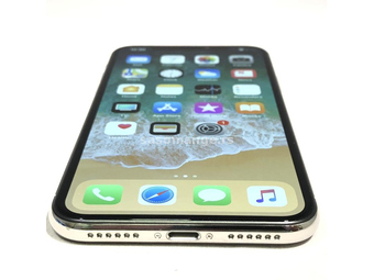 iPhone X Silver Sim Free 100% Batt TI97