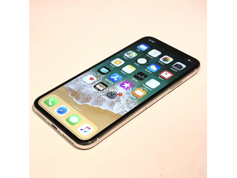 iPhone X Silver Sim Free 100% Batt TI96