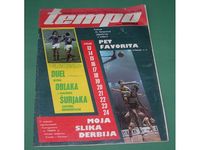 Tempo br. 609, 1977. - Ivica Šurjak, Brane Oblak