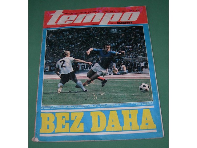 Tempo br. 436, 1974. - Dragan Džajić