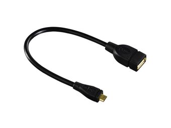 HAMA USB kabl/ micro-B muški na USB-A ženski/ 15cm