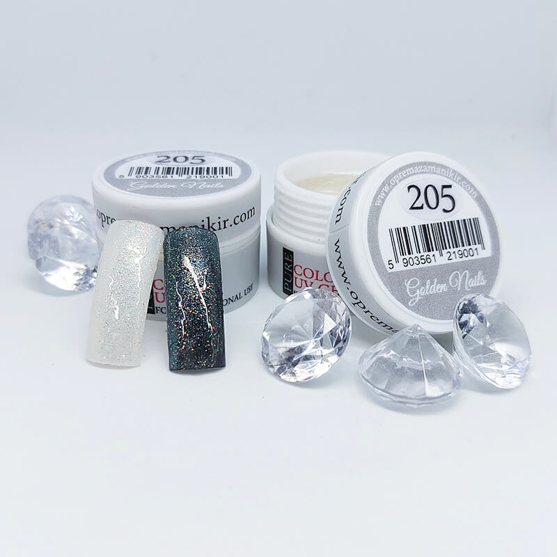 GEL U BOJI SA HOLO GLITTERIMA 205- 5G