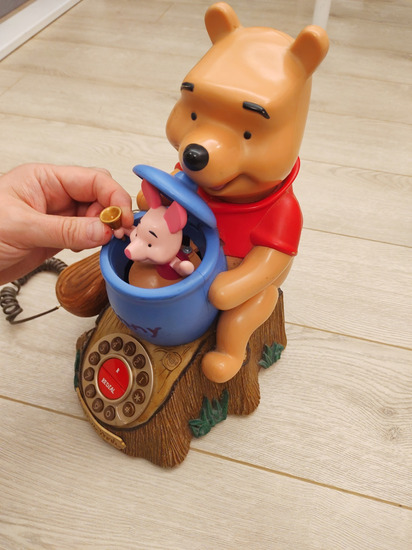 Winnie the Pooh telefon - Retro vintage redak