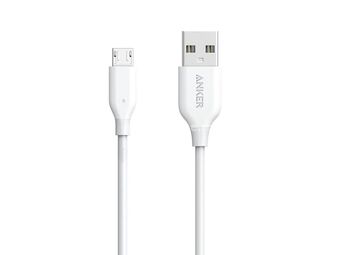 ANKER Kabl Power Line Micro USB 0/9m/ bela