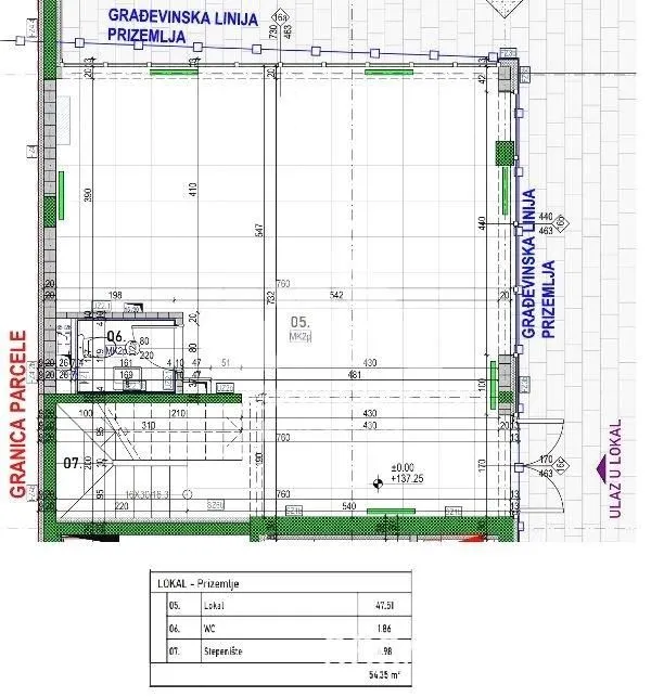 Prodaja, poslovni prostor, 104m2, Kalenić Pijaca, Vračar, Beograd