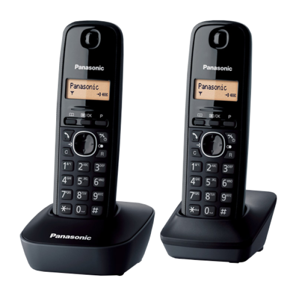 Telefoni Fiksni bezicni PANASONIC KX-TG1612FXH - 2 Slusalice