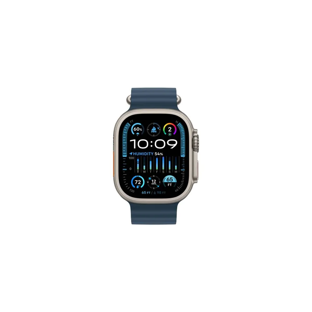 Apple Watch Ultra 2 GPS MREG3SE/A + Cellular, 49mm Titanium Case with Blue Ocean Band