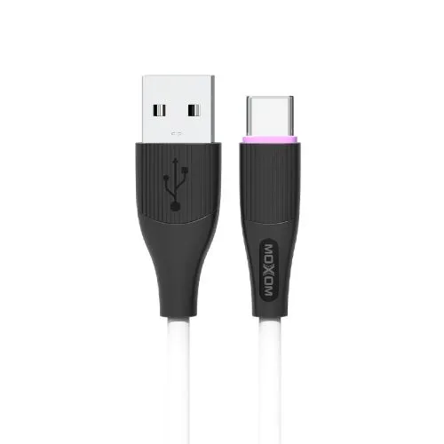 USB data kabl Moxom MX-CB169 3A Type C 1m beli (MS)