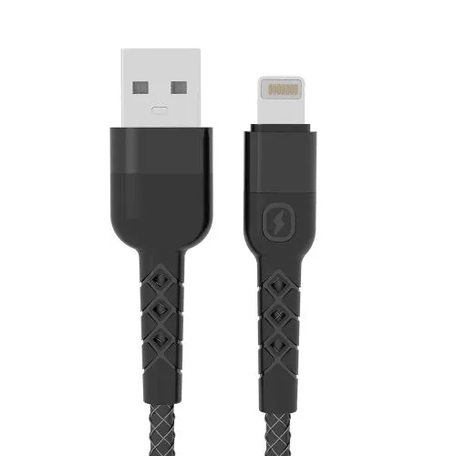 USB data kabl Moxom MX-CB126 3A lightning 1m crni (MS)